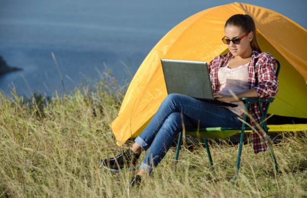 The Gadgets You Need If You Want To Work While Camping - Camping Galore